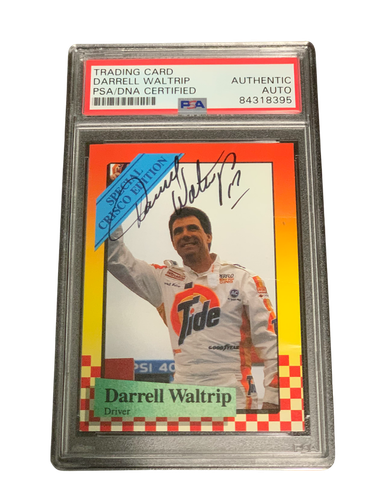 DARRELL WALTRIP SIGNED AUTOGRAPH SLABBED 1989 MAXX CRISCO CARD PSA DNA ...