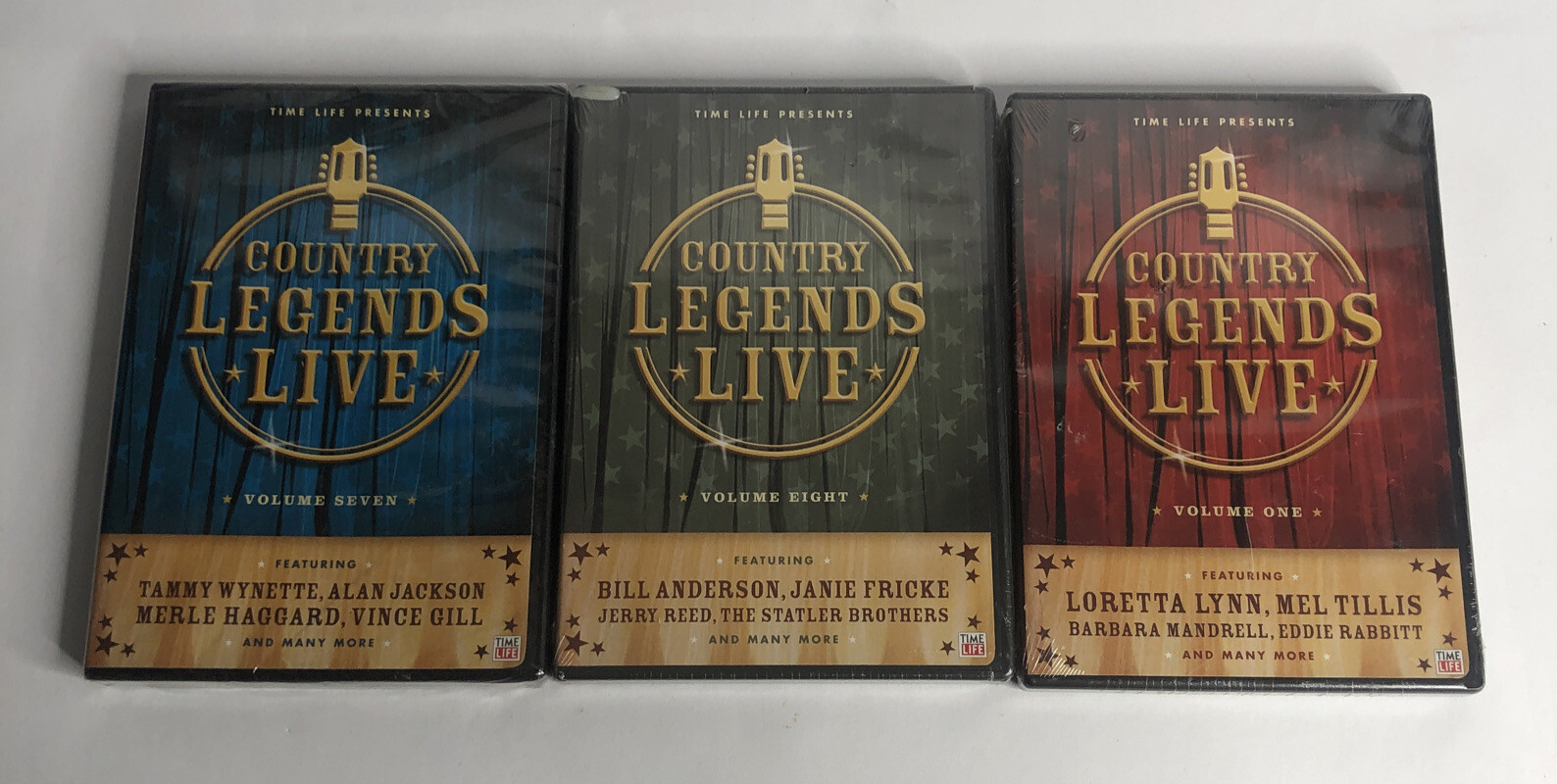 TIME LIFE DVD SET Country Legends Live: Volumes 1 7 8 Time Life ...