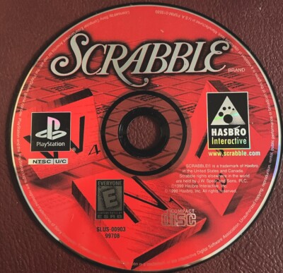 Scrabble PS1 Sony PlayStation 1 Disc Only | eBay