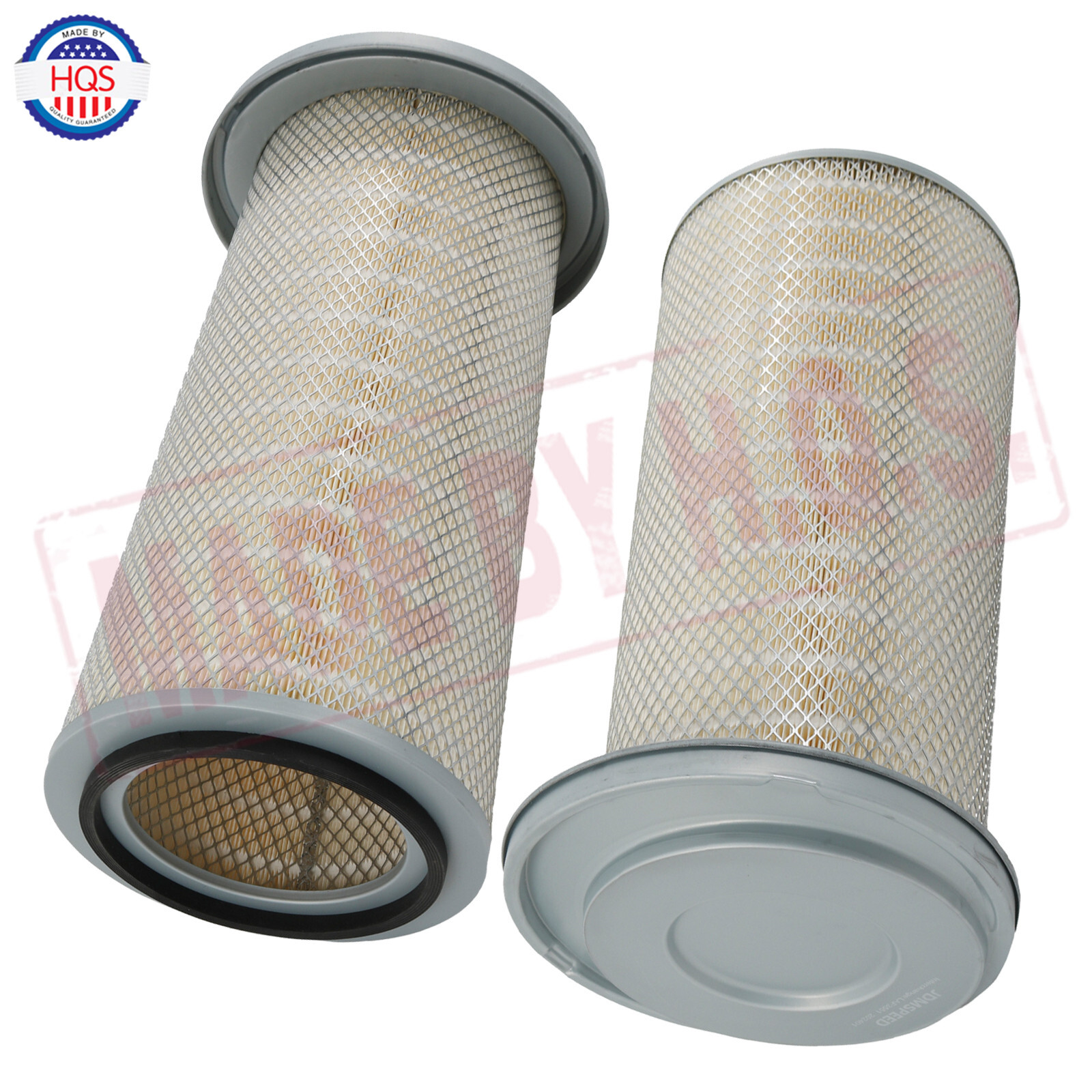 2x Engine Air Filter for Freightliner Kenworth Replace LAF3551 PA2705 ...