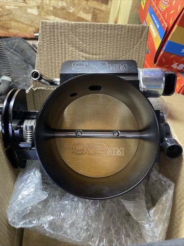 92mm Throttle body + TPS IAC Throttle Position Sensor For LSX LS LS1 ...