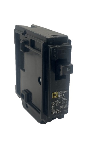 Square D Single Pole 15A Breaker HOM115CP | eBay
