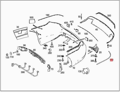 Genuine MERCEDES A207 C207 W207 Cabrio Coupe Left Trim strip 2078852121 ...