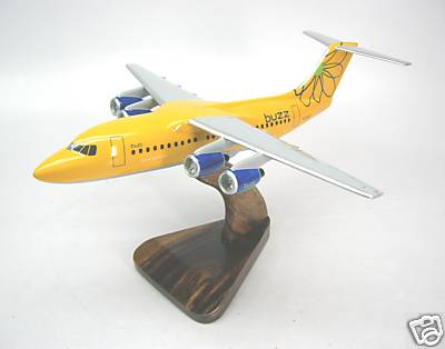 BAe-146 Buzz Airlines Airplane Wood Model Large Free Shipping New | eBay