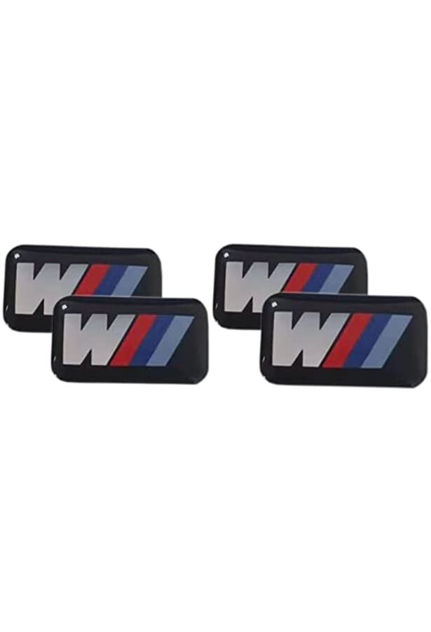 bmw /m-sport emblem logo stickers for wheels 100 pcs | eBay