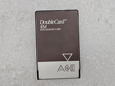 Ace Technologies ACE DoubleCard 4MB SRAM RAM Memory Card Storage Card ...