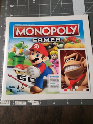2017 Monopoly Gamer Edition Mario Monopoly ***Donkey Kong Ability Card ...