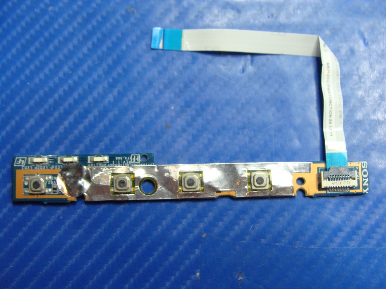 Sony VAIO 14 VPCCW21FX OEM Power Button Board W Cable 1P 109B503 8011 sony-vaio-14-vpccw21fx-oem-power-button-board-w-cable-1p-109b503-8011