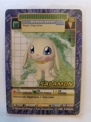 2000 BANDAI DIGIMON SALAMON CARD # BO-114 | eBay
