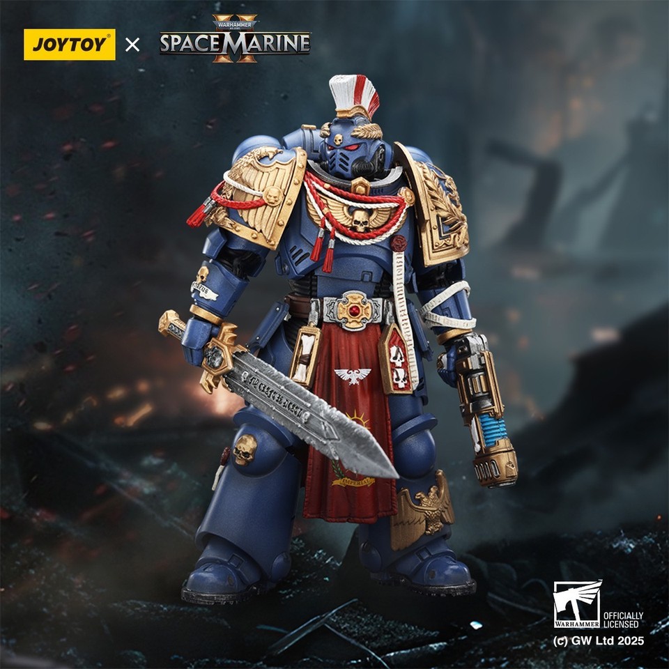 JOYTOY Warhammer 40K 1/18 Action Figures Ultramarines Heavy Relic ...