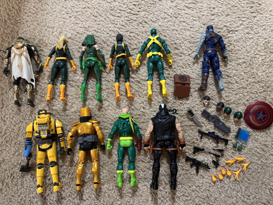 Marvel Legends HYDRA 10 Figure Bundle w/others Captain America ...