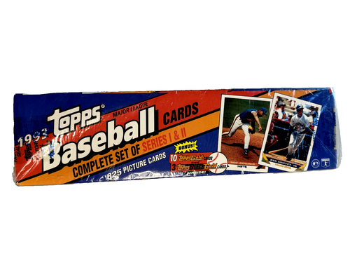 Topps 1993 Complete Set of Series 1 & 2 Baseball Cards, 825 Cards ...