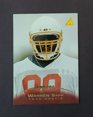 1995 Pinnacle Warren Sapp Rookie Card RC #222 Tampa Bay Buccaneers HOF ...