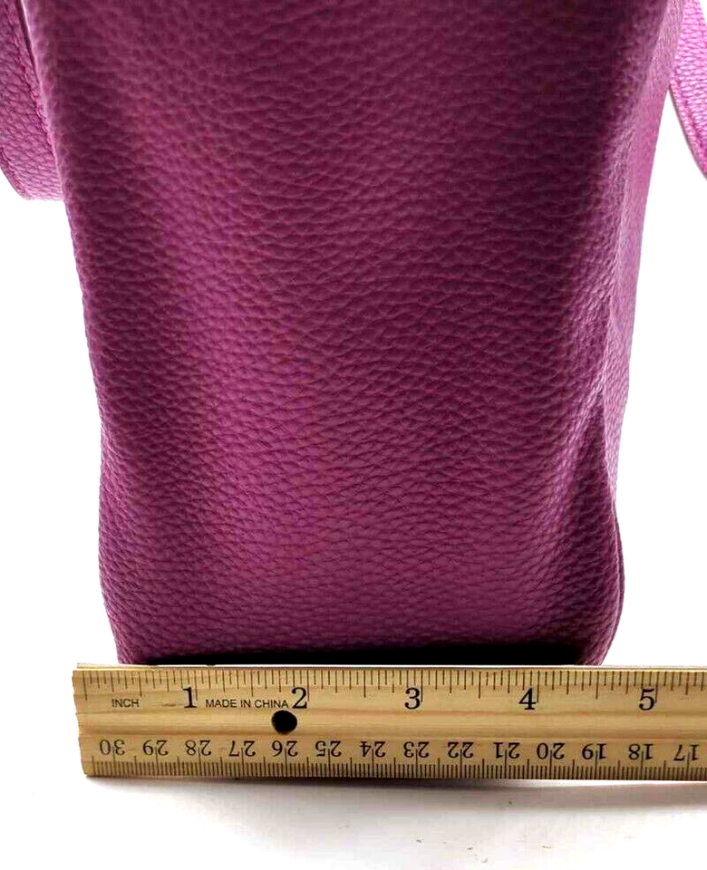 THIRTY-ONE JEWELL Daring Abbey Purple Fuchsia Pebble Shoulder Bag Tote ...
