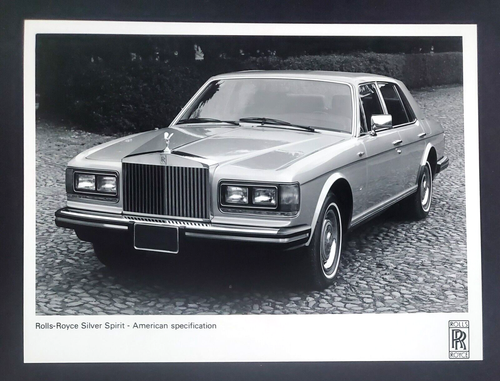 1990s Rolls Royce Silver Spirit American Specs Automobile Car Vtg Promo ...