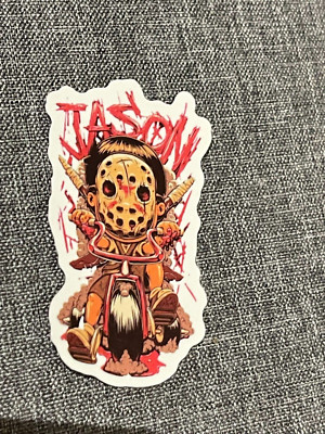 TV SHOW SMALL STICKER STICKERS MOVIE MEMORABILIA HORROR FRIDAY THE 13TH ...