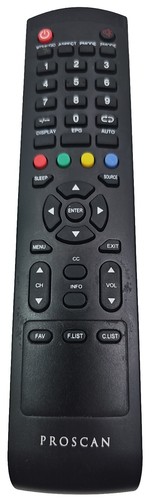 Remote Control for Proscan TV PLD3283D PLED19120A-D PLDED3273A-B ...