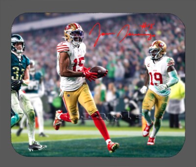 Jauan Jennings San Francisco 49ers Facsimile Autographed Mouse Pad Item ...