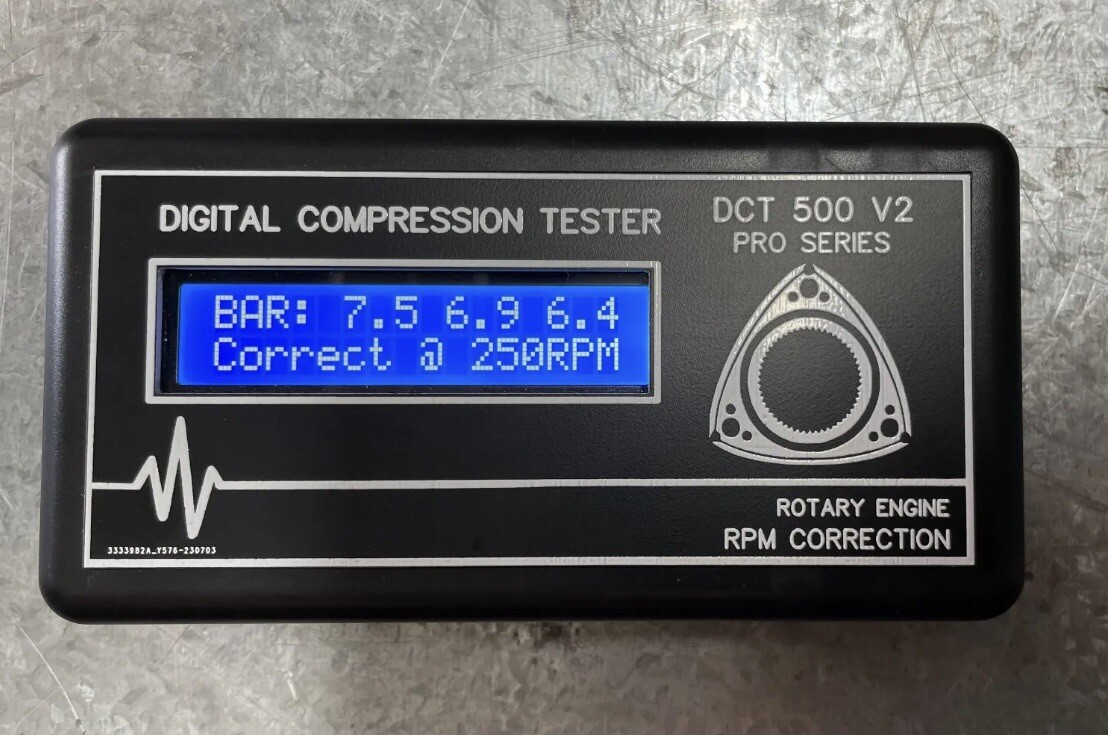 rotary engine compression tester- rx3, rx4, rx7, 13b, rx8, mazda, rpm ...