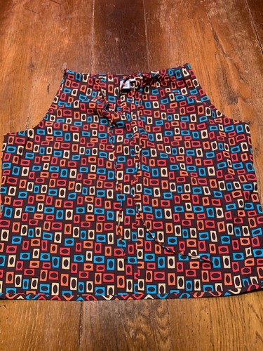 Vintage 90s Y2K Aesthetic Old Navy Retro Print Tank Top Sz Small Silky ...