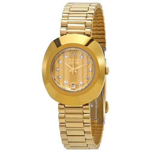 Rado Original Yellow Gold Dial Ladies Watch R12306303 | eBay