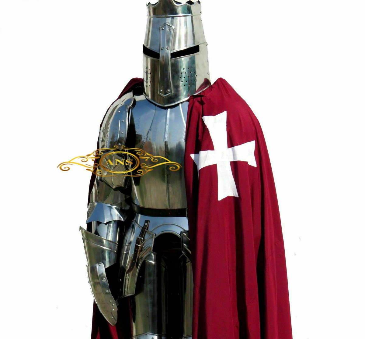 Templar Knights Armor Medieval Knights Templar Armor Suit, Full Steel