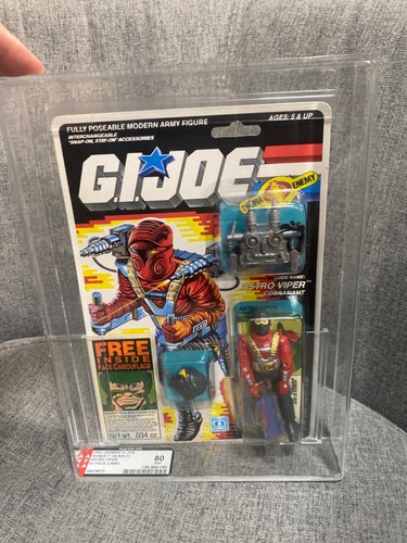1989 Astro Viper Gi Joe AFA 80 | eBay