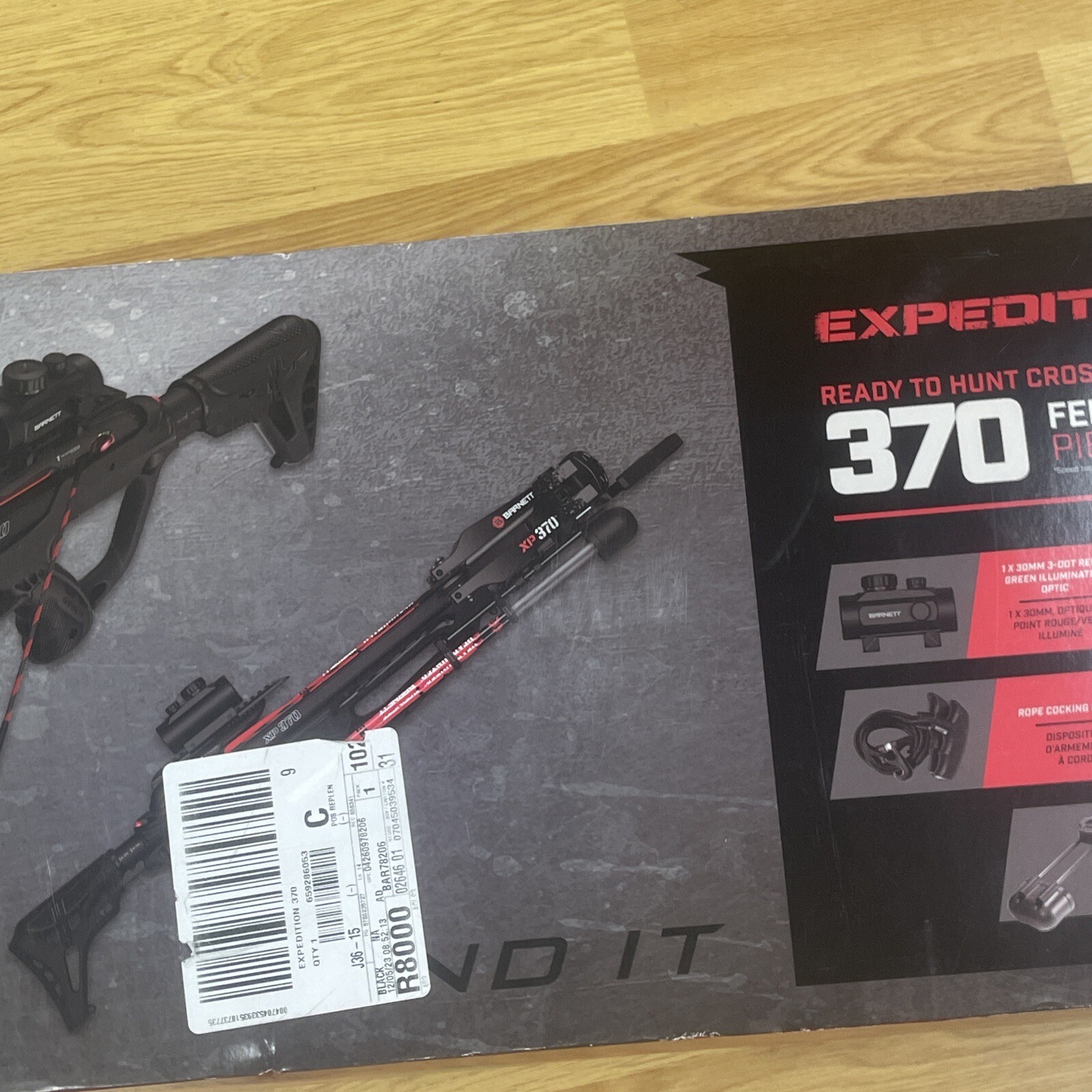 BARNETT Expedition XP370 Crossbow Optic Wax Cocking Device Quiver New ...