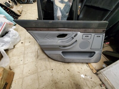 1997-1998-1999-2000-2001 BMW E38 740iL LEFT DRIVER REAR DOOR PANEL GRAY ...