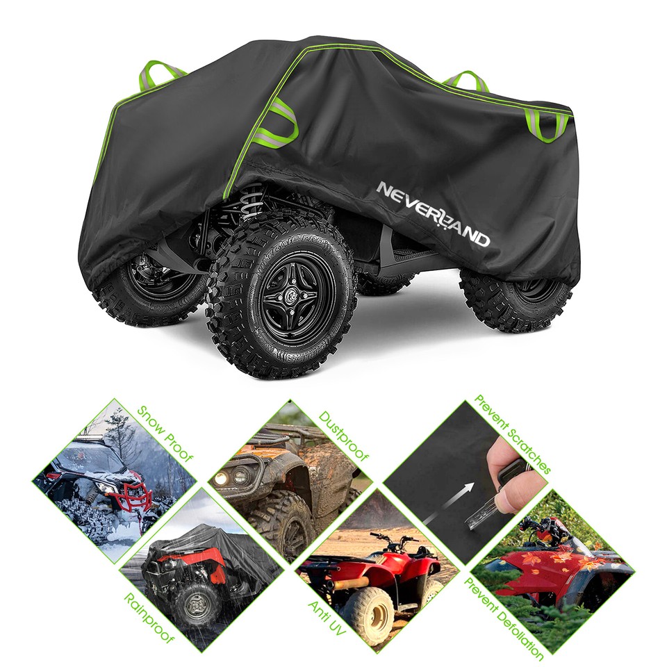ATV Cover Waterproof Dust Sun Anti-UV Fit up to 78 inch For Polaris ...