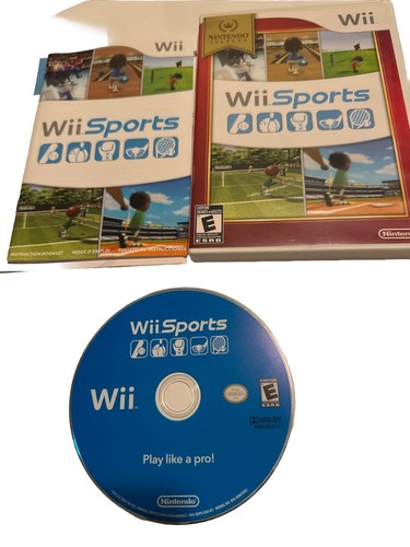 Wii Sports Nintendo Selects (2006). Comes with Game, Case and Manual ...