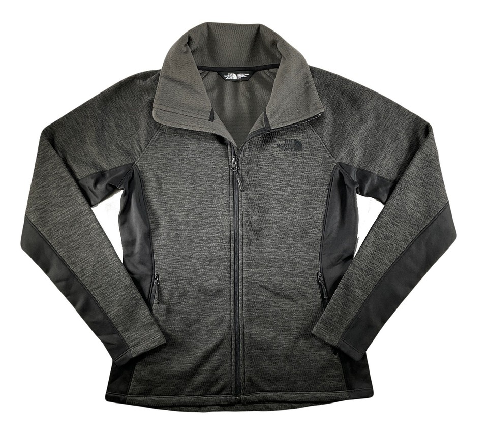 The North Face Jacket Arcata Full Zip Midweight Heather Fleece Coat ...