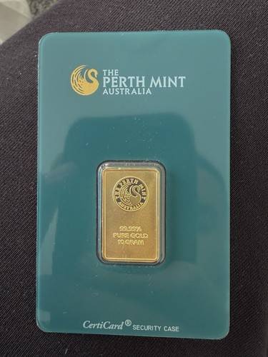 The Perth Mint 10g Gold Bar Green Card | eBay UK