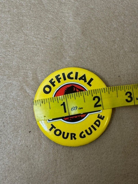 Vintage 1993 Jurassic Park "Official Tour Guide" Pinback Button ...