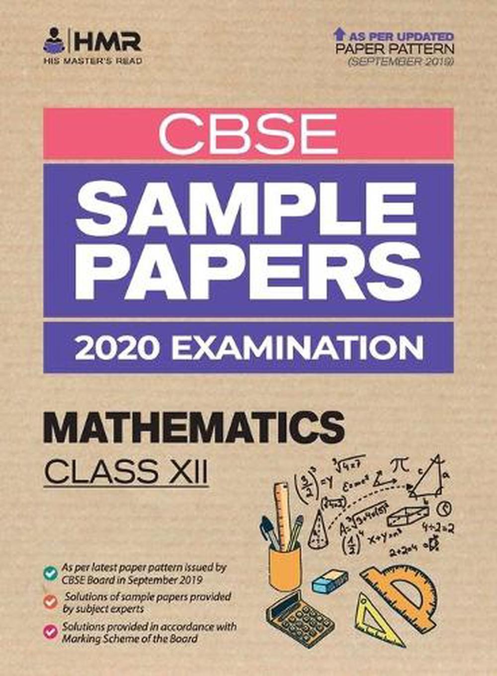 Sample Papers - Mathematics: CBSE Class 12 for 2020 Examination by His ...