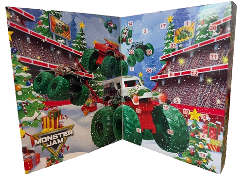 New Monster Jam Advent Calendar 1:72 Scale Christmas Event Holiday ...
