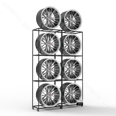 2PCS 22" Wheel Display Rack For Rims And Wheels Up To 22" Showroom ...