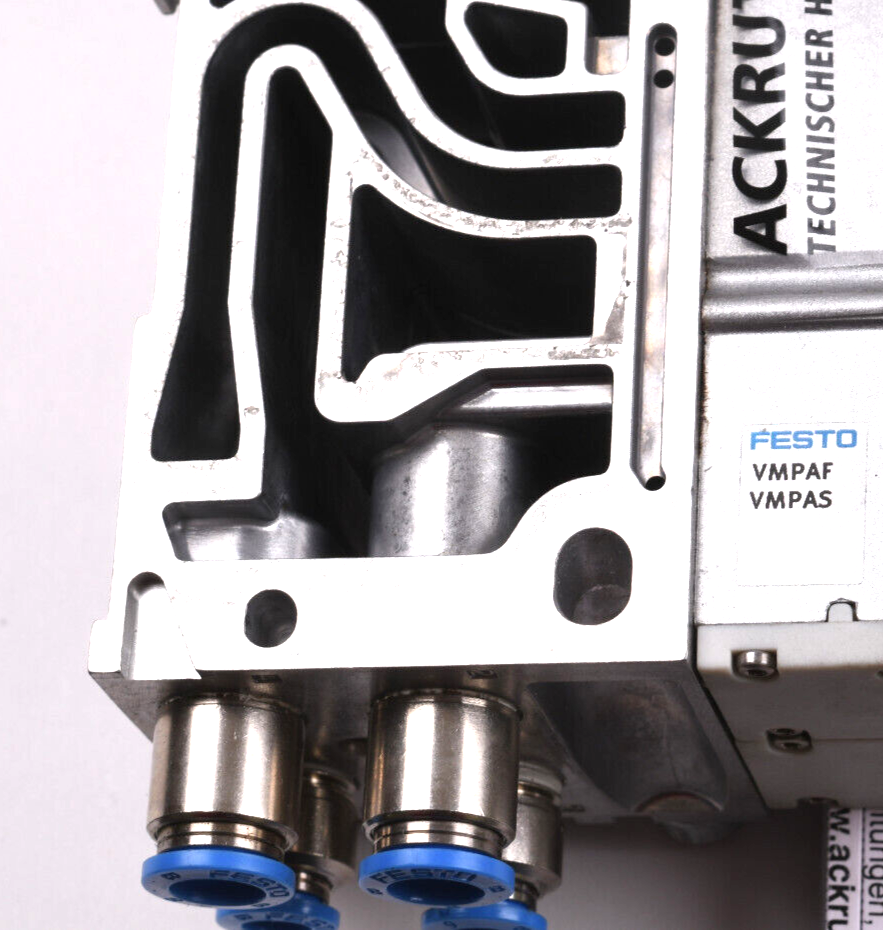 Festo 537953 Magnetventil MPA2-FB-EMG-4 Ventilinsel mit Anbausockel ...