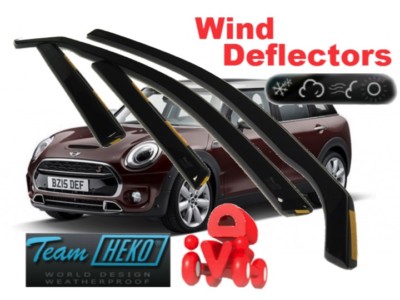 Wind deflectors for MINI CLUBMAN F54 2015 - 5.doors 4.pc HEKO 22206 ...
