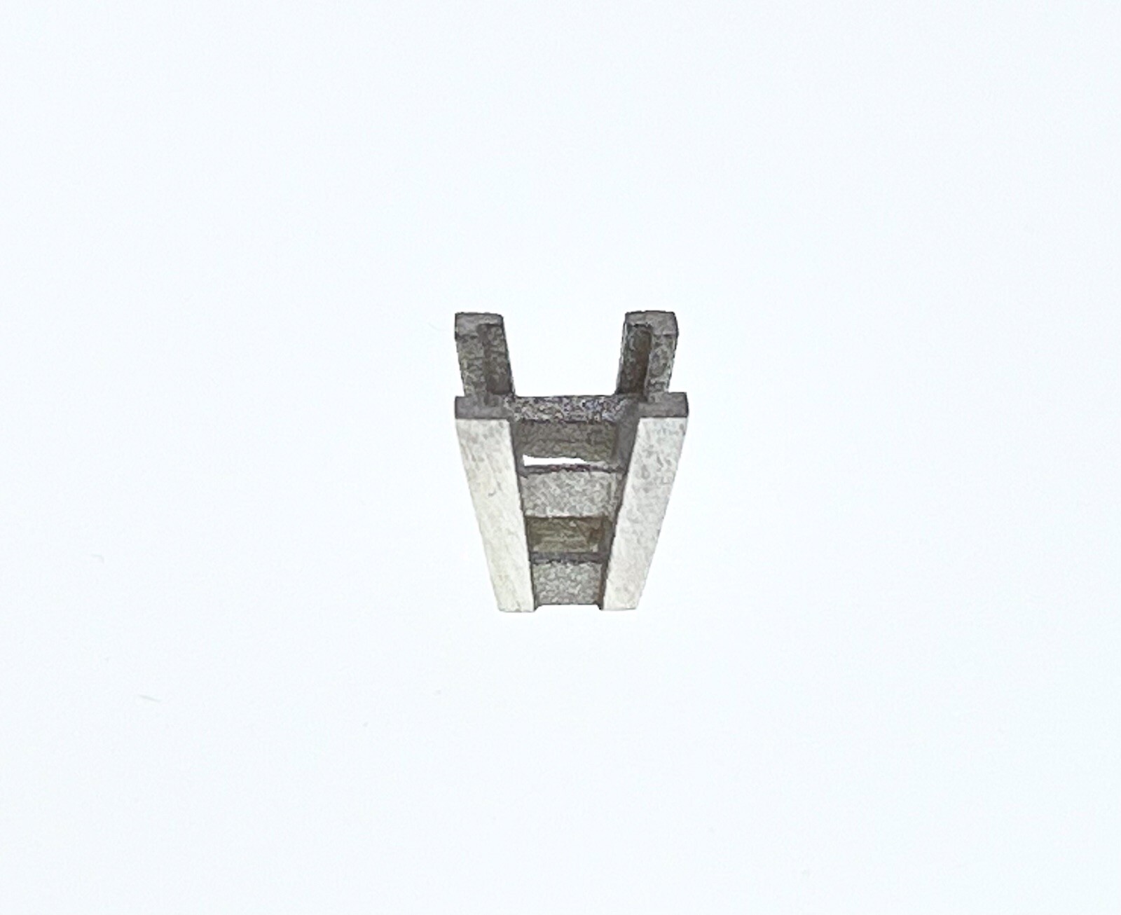 Sterling Silver Square 4 Claw Double Gallery Collet/Bezel For 3.5mm ...