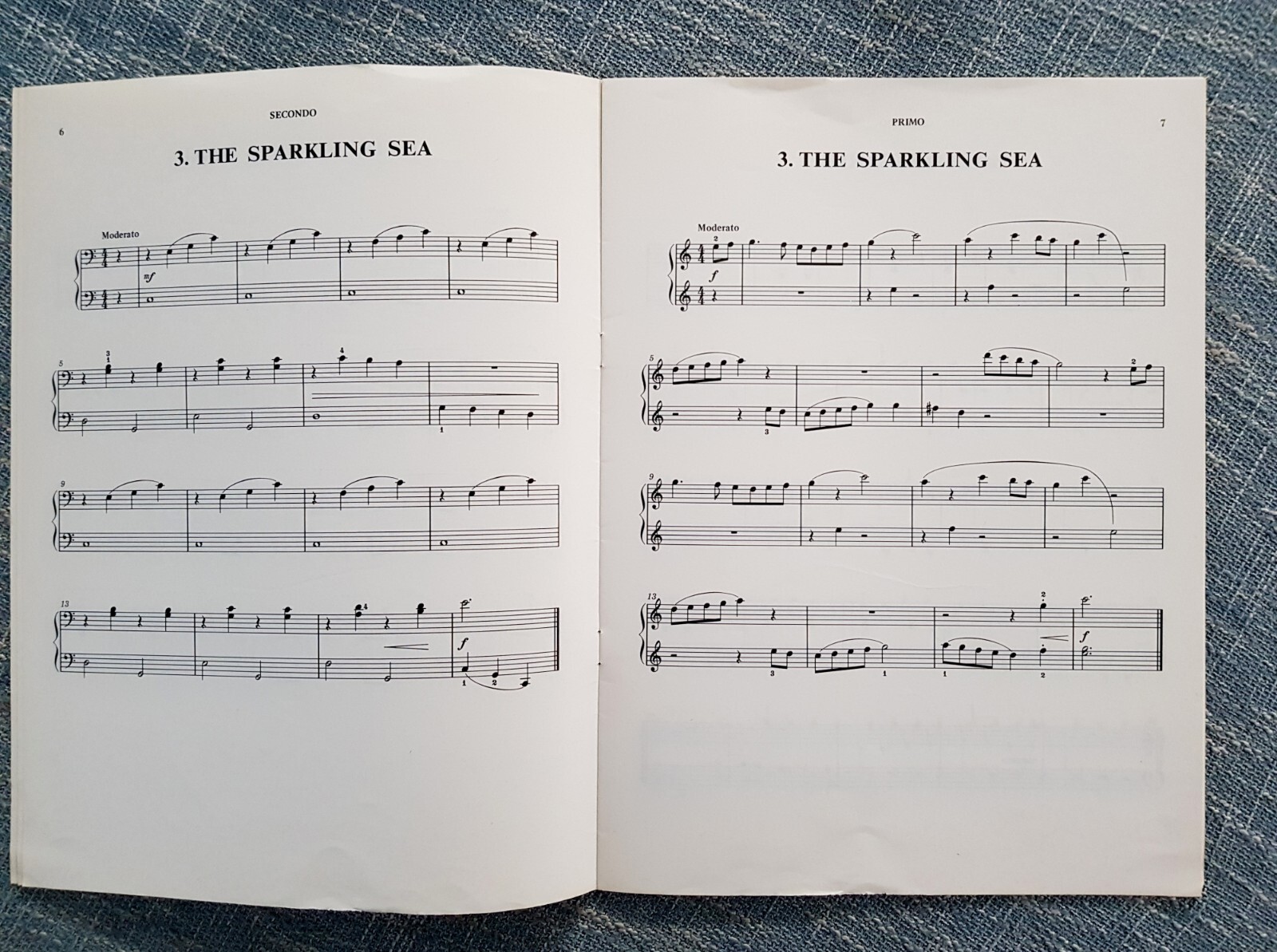 Sea Pictures 15 Easy Piano Duets 1 Piano, 4 Hands Set 1 by Elsie Wells ...