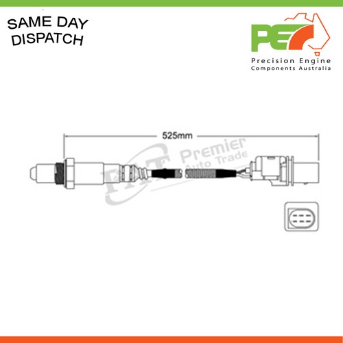 2x New * OEM * Pre-Cat Oxygen Sensor - Front & Rear For Holden Captiva ...