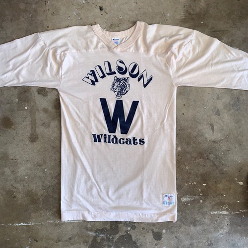 80s VINTAGE CHAMPION BRAND TAG SHIRT WILSON WILDCATS … - Gem