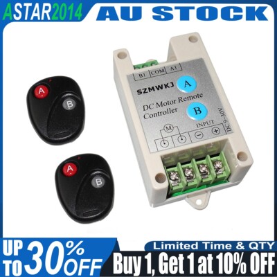 Wireless 9-30V DC Remote Control Kit Linear Actuator Electric Motor ...