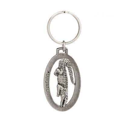 Creative Pewter Designs Alligator Reptile Pewter KeyChain, Key Fob ...