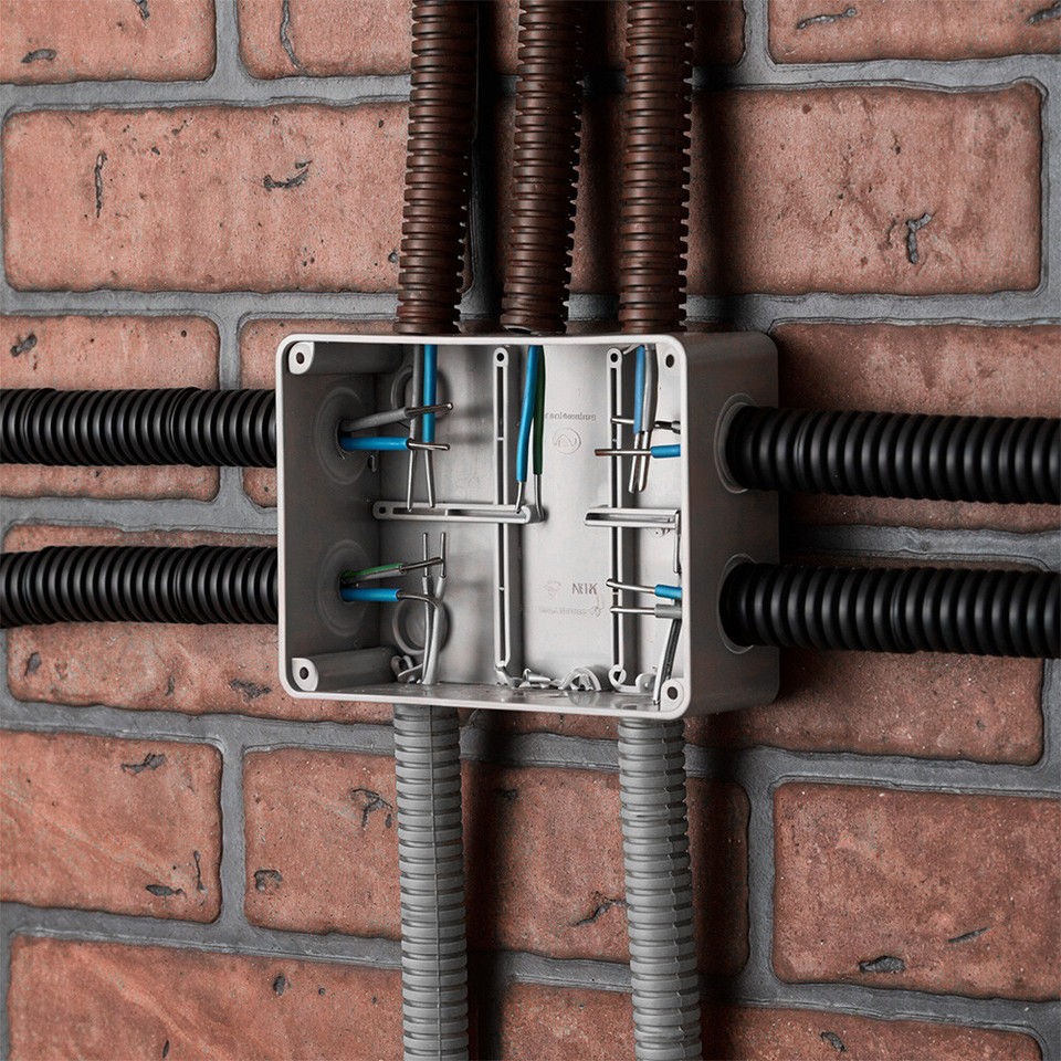 10/30/50 M Conduit Non-Split & Split Flexible Cable Tube Trunking PE ...