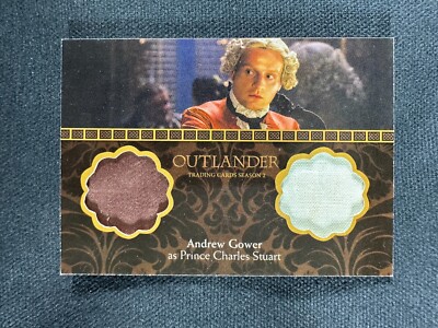Outlander Cryptozoic Season 2 Andrew Gower Prince Charles Stuart Dual ...