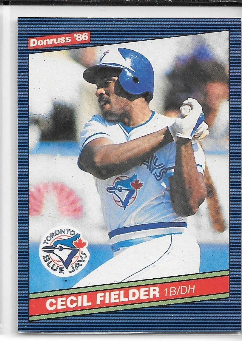1986 Donruss Cecil Fielder Rookie #512 Blue Jays | eBay