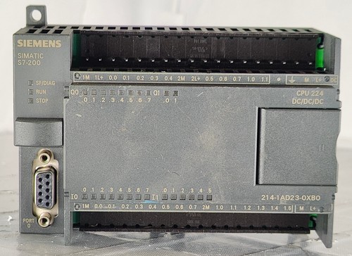 Siemens Simantic S7-200 CPU 224 DC/DC/DC 214-1AD23-0XB0 Controller ...