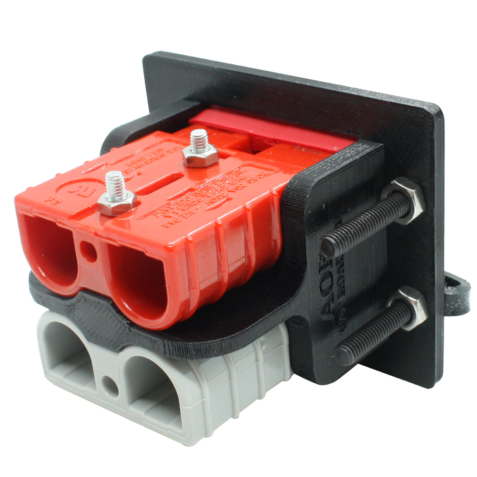 Anderson Plug flush Mount Dual + 2 x DUST CAPs + 2 x SB50 Plugs GREY ...